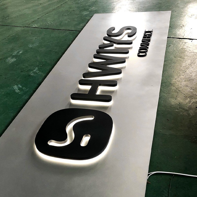 Advertising Input Voltage 12V Led Illuminated Custom Logo Sign Backlit ...