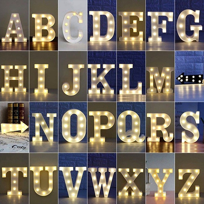 Stainless Steel LED Marquee Love Letters for Wedding Decor Lights ...